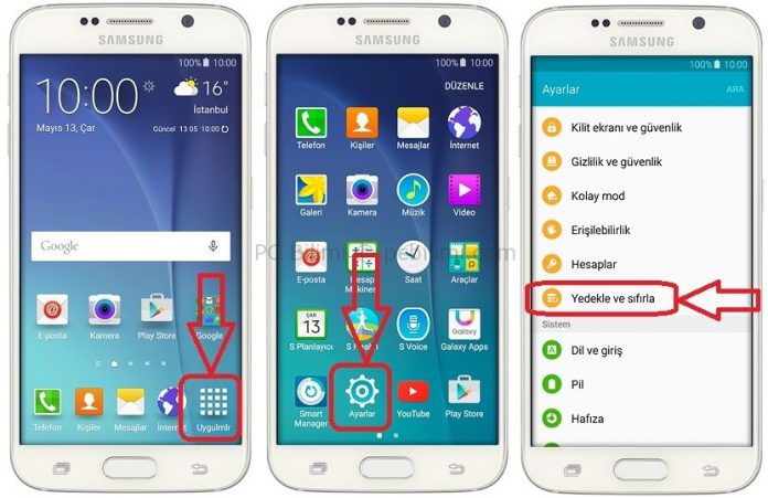 Samsung Galaxy Telefonlara Format Nasıl Atılır? Hard-Reset Atma?