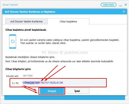 Smart Switch Samsung Cihazlara Format Atmak