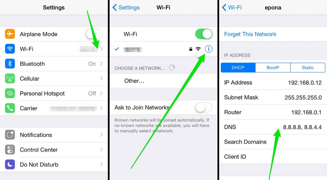 iPhone/iPad'de DNS Nasıl Değiştirilir?